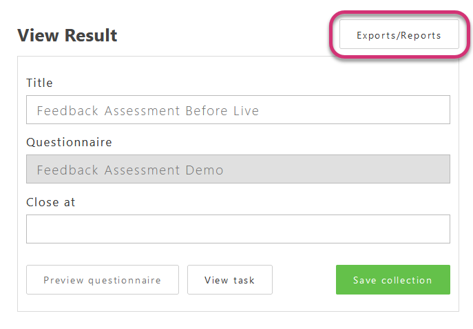 Comparing Collections in Reports – Promote International