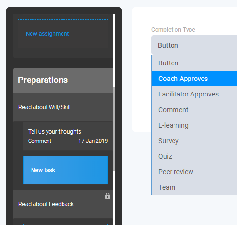 Completion types of a task – Promote International